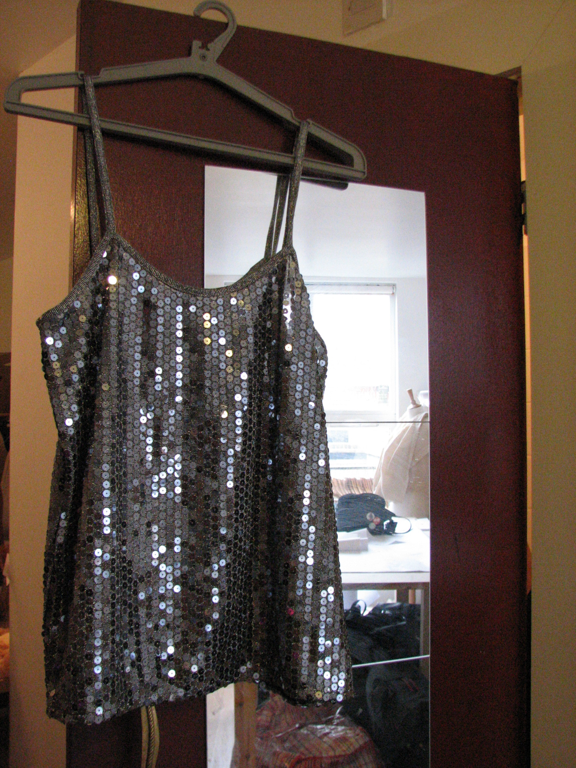 Chiffon Sequin Dress - Tunalien